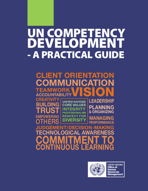 Pdf Un Competency Development A Practical Guide