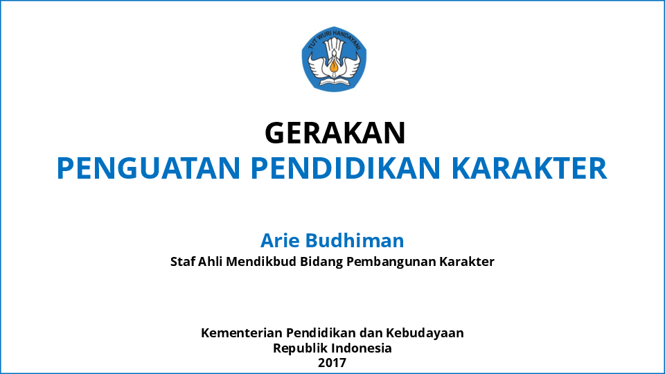 (PDF) PENGUATAN PENDIDIKAN KARAKTER GERAKAN (PDF) PENGUATAN PENDIDIKAN KARAKTER GERAKAN
