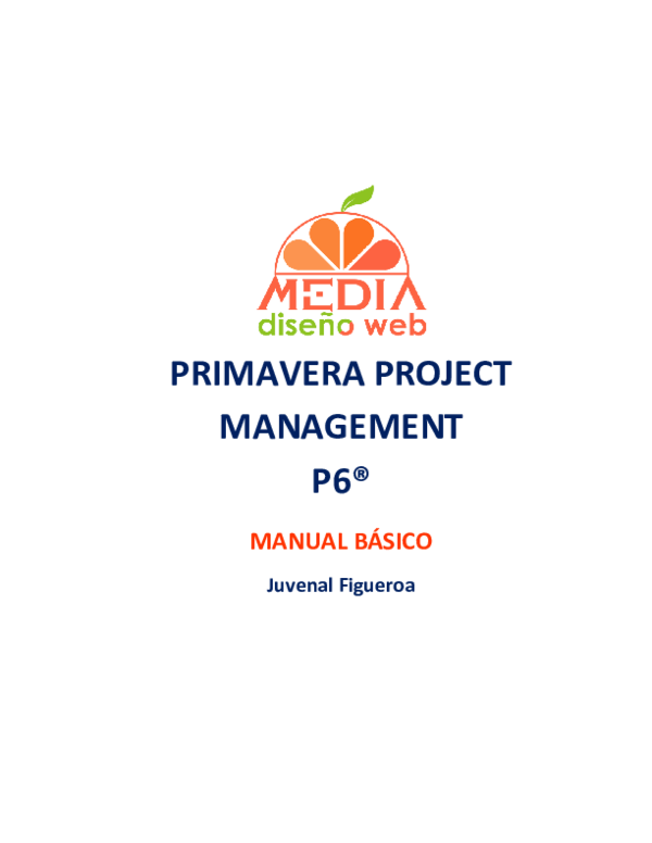 (PDF) PRIMAVERA PROJECT MANAGEMENT P6® MANUAL BÁSICO