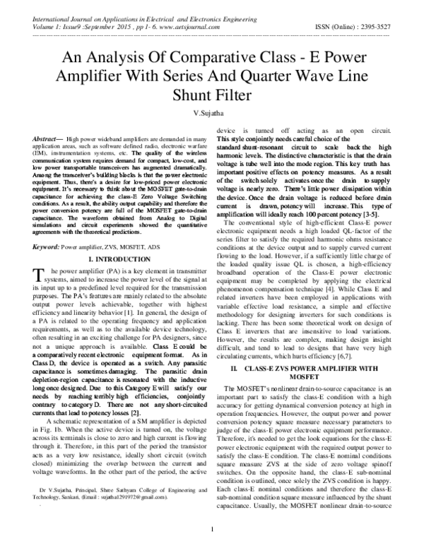 (PDF) An-Analysis-Of-Comparative-Class---E-Power-Amplifier.pdf