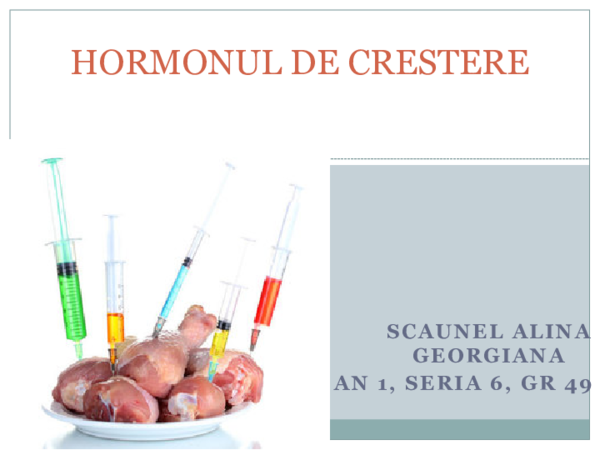 (PPT) HORMONUL DE CRESTERE
