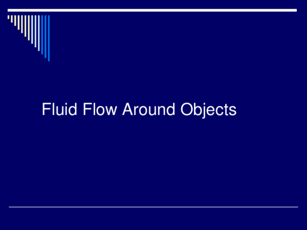 (PDF) Fluid Flow Around Objects
