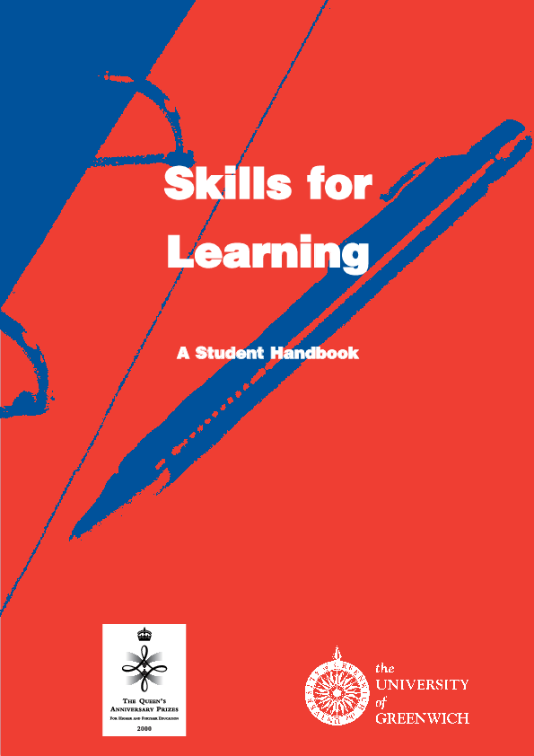 (PDF) Skills for Learning Handbook (2000) | Ann Allen - Academia.edu