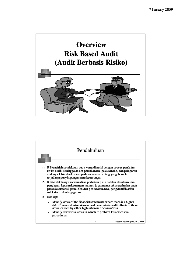 (PDF) Overview Risk Based Audit (Audit Berbasis Risiko