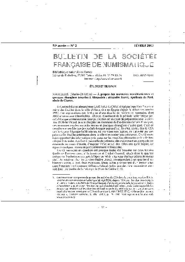 (PDF) « À propos des monnaies macédoniennes et grecques étrangères ...