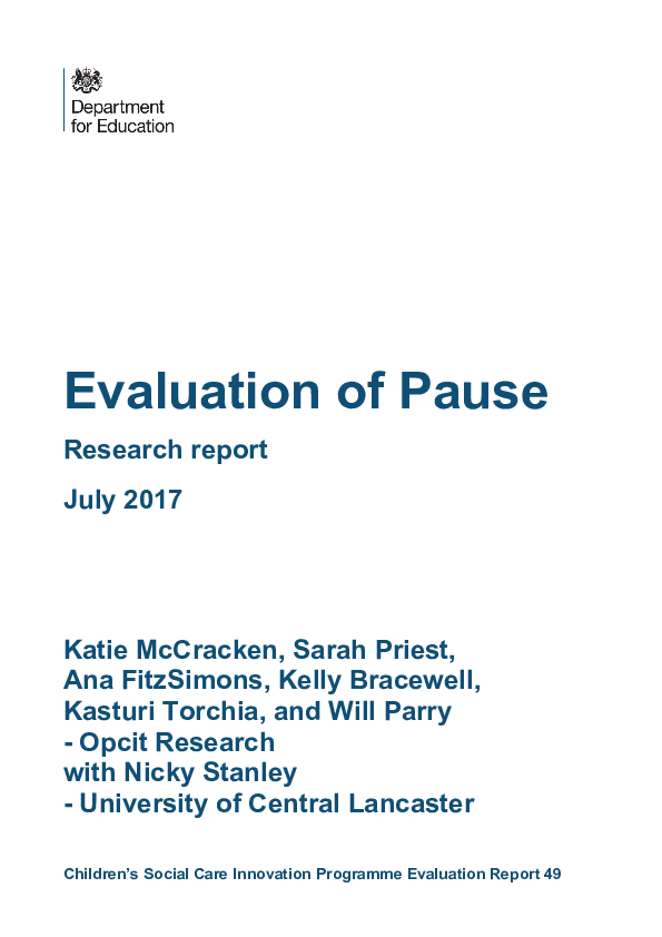 (PDF) Evaluation of Pause