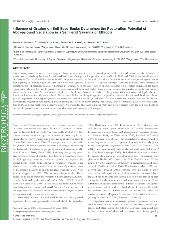 (PDF) Tessema et al. 2012 (BIOTROPICA).pdf