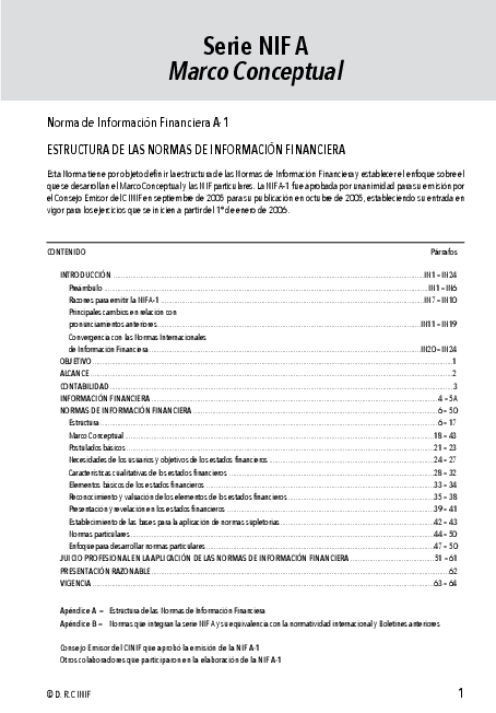 (PDF) Serie NIF A Marco Conceptual Norma de Información Financiera A-1 ESTRUCTURA DE LAS NORMAS ...