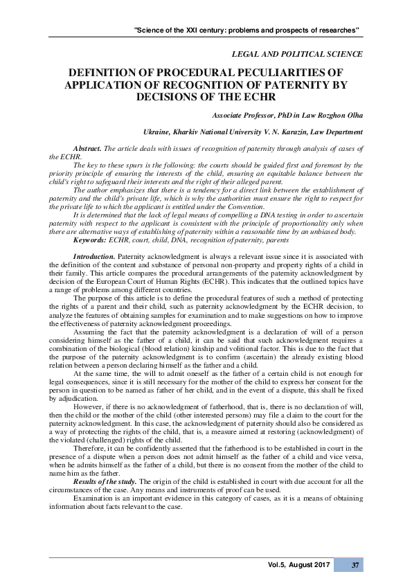 (PDF) MISATTRIBUTED PATERNITY Nel v Jonker (WCHC) unreported case ...
