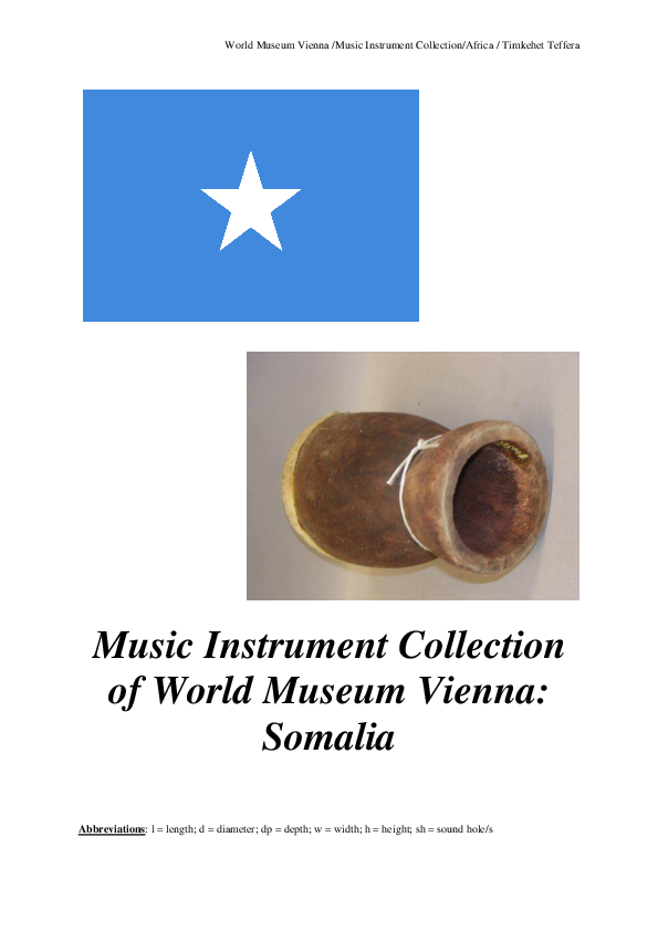 (PDF) Timkehet Teffera (2017). Music Instrument Collection of World ...