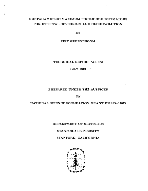 (PDF) Information Bounds and Nonparametric Maximum Likelihood Estimation
