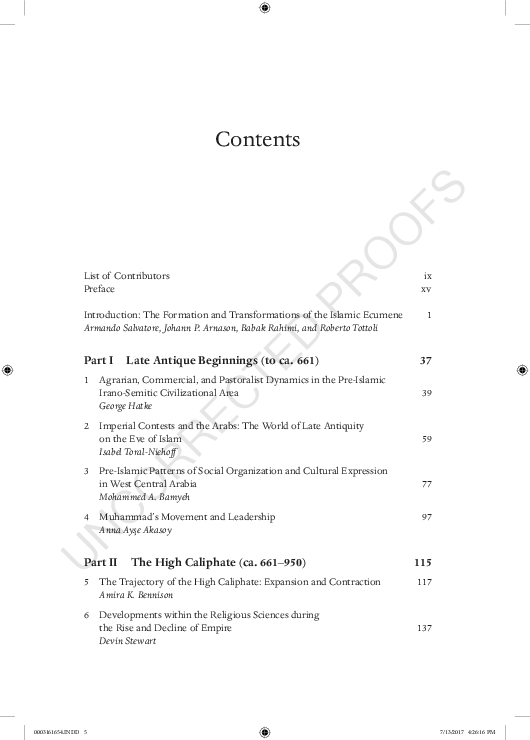 (PDF) The Wiley Blackwell History of Islam | Armando Salvatore ...