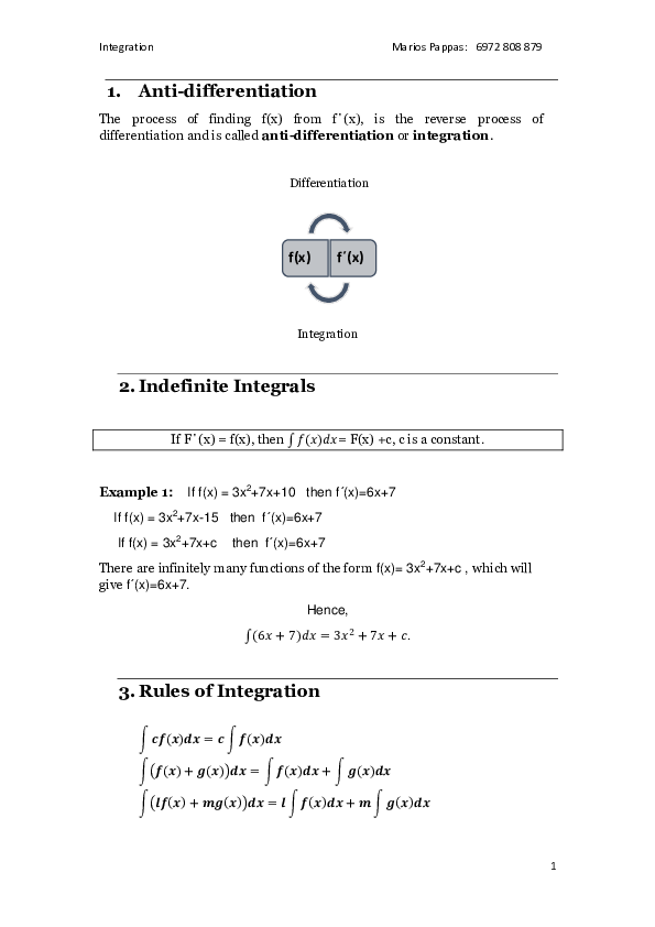 (PDF) Integration Theory IB