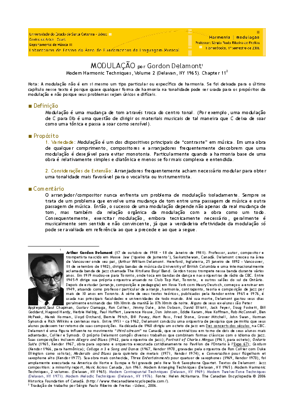 (PDF) Tradução do capítulo 11 "Modulação" do Modern Harmonic Techniques ...