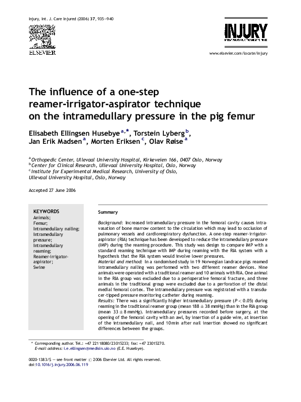 (PDF) The influence of a one-step reamer-irrigator-aspirator technique ...