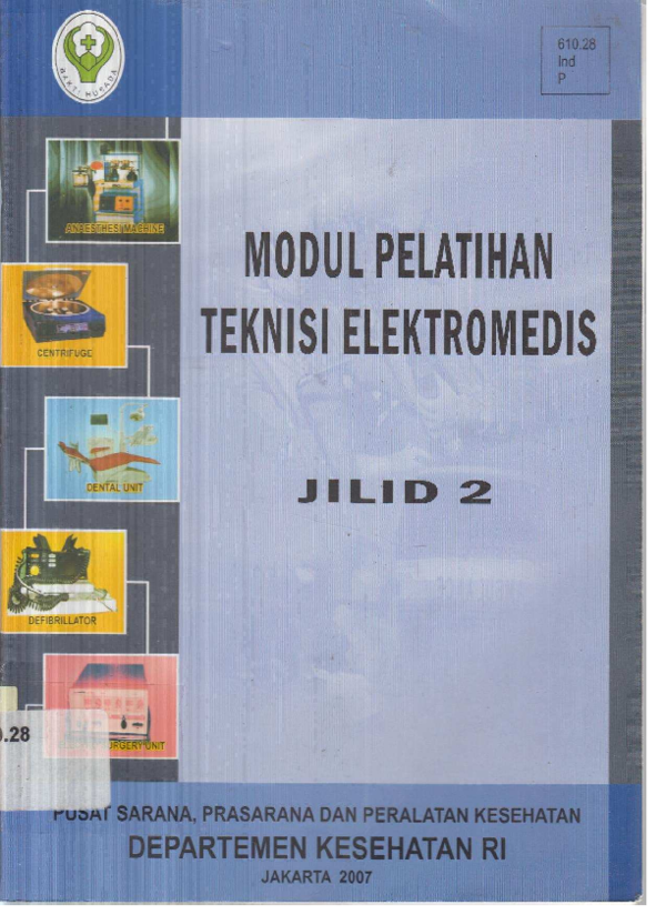 (PDF) Modul Pelatihan Teknisi Elektromedis Jilid 2