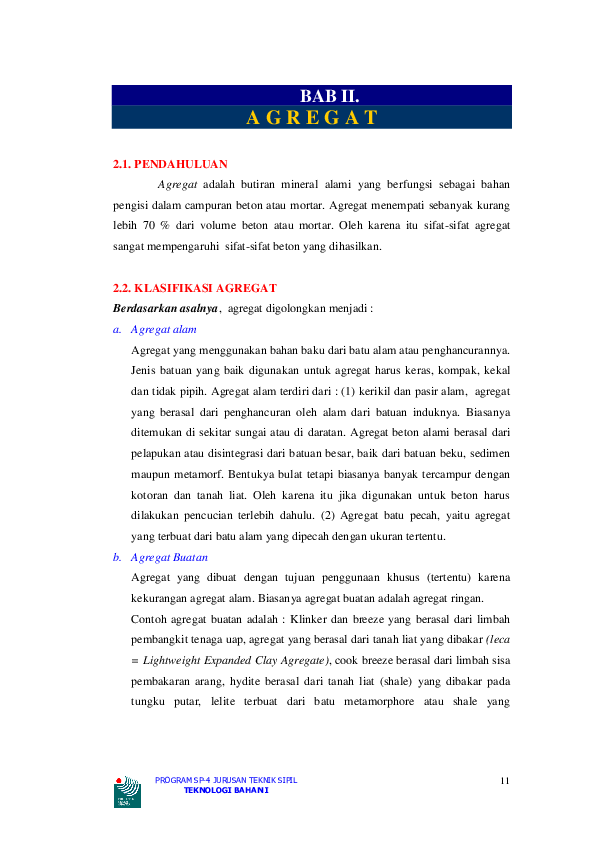 (PDF) Bab ii agregat