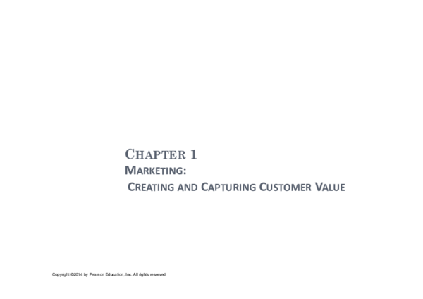 (PDF) CHAPTER 1 MARKETING: CREATING AND CAPTURING CUSTOMER VALUE | Tarique Jani - Academia.edu