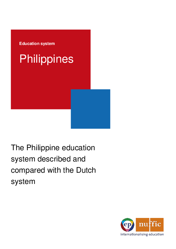 (PDF) Education system Philippines The Philippine education system ...