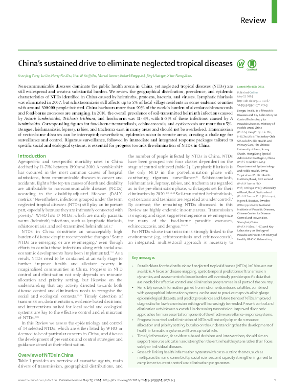 (PDF) Lancet ID YGJ 2014