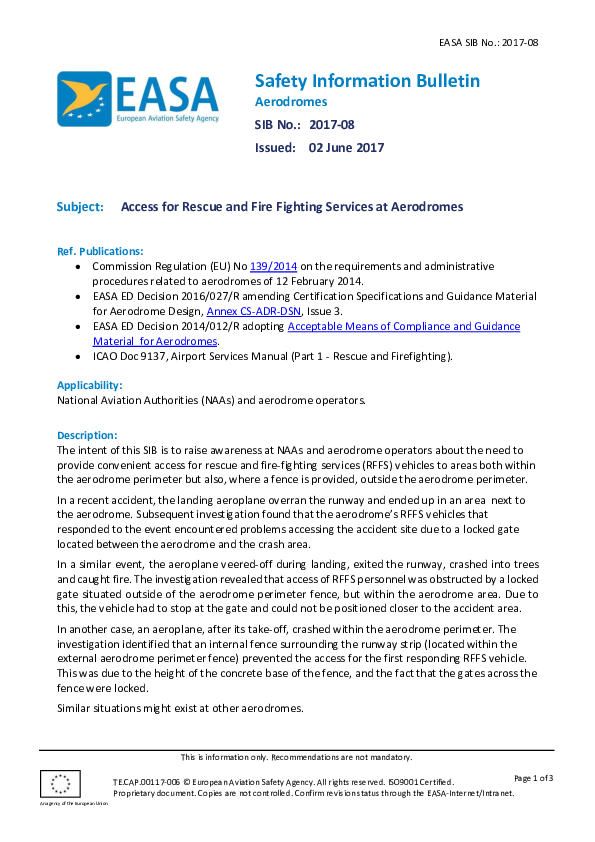 (PDF) Safety Information Bulletin