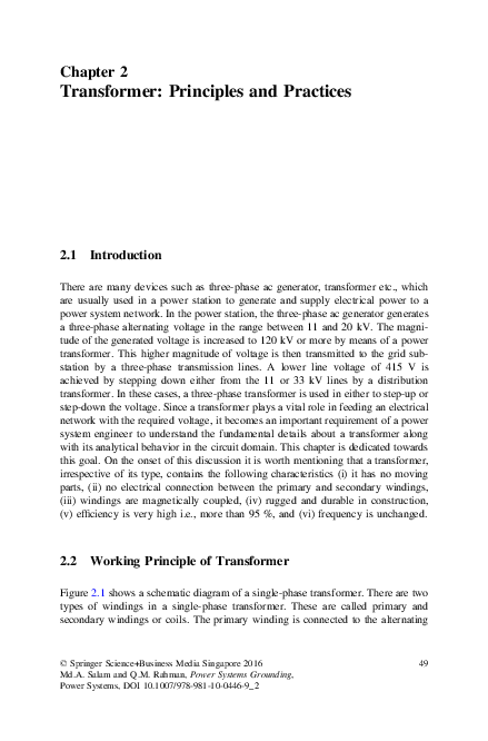 (PDF) Transformer: Principles and Practices