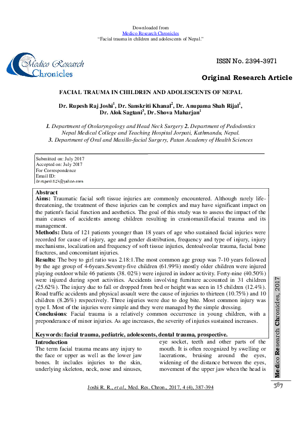 (PDF) 334 FACIAL TRAUMA IN CHILDREN.pdf
