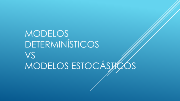 (PPT) MODELOS ESTOCASTICOS