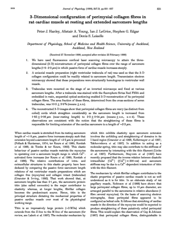 (PDF) 3-Dimensional configuration of perimysial collagen fibres in rat ...