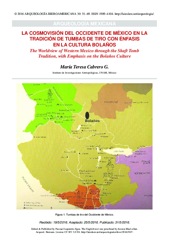 (PDF) The Worldview of Western Mexico through the Shaft Tomb Tradition ...