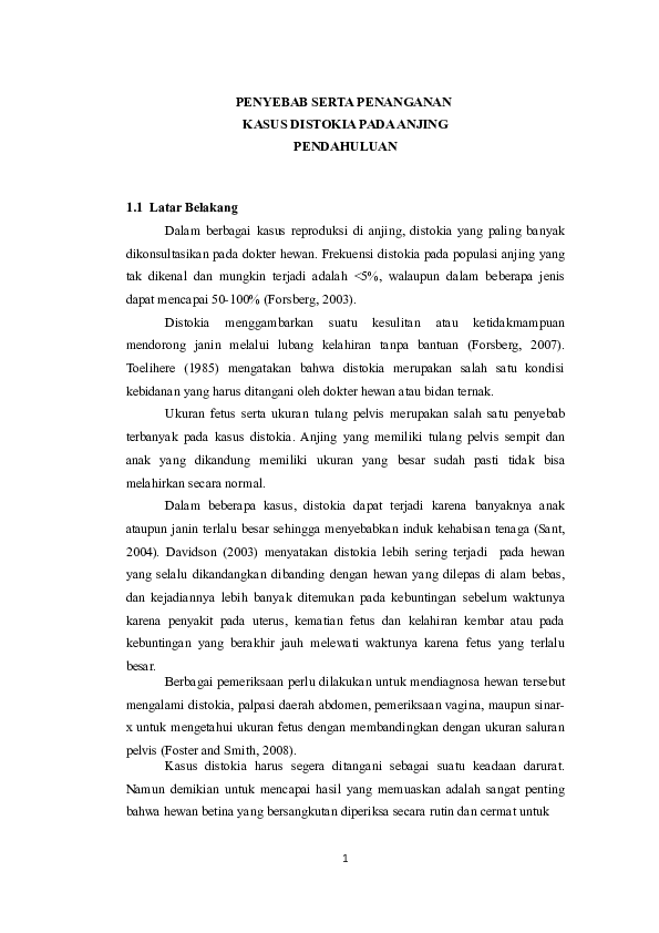 (DOC) Distokia pada Sapi | K Abdul Muqit,S.K.H - Academia.edu