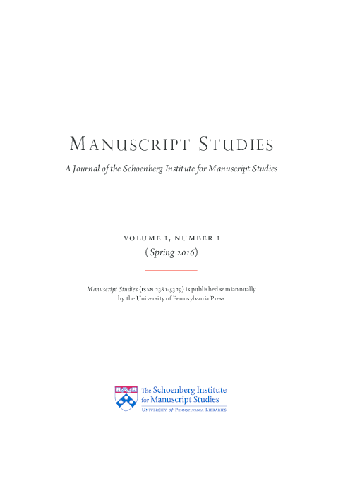 (PDF) The Materiality of South Asian Manuscripts from the University of ...