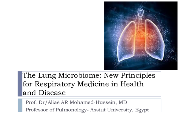 (PPT) Microbiome and Lung