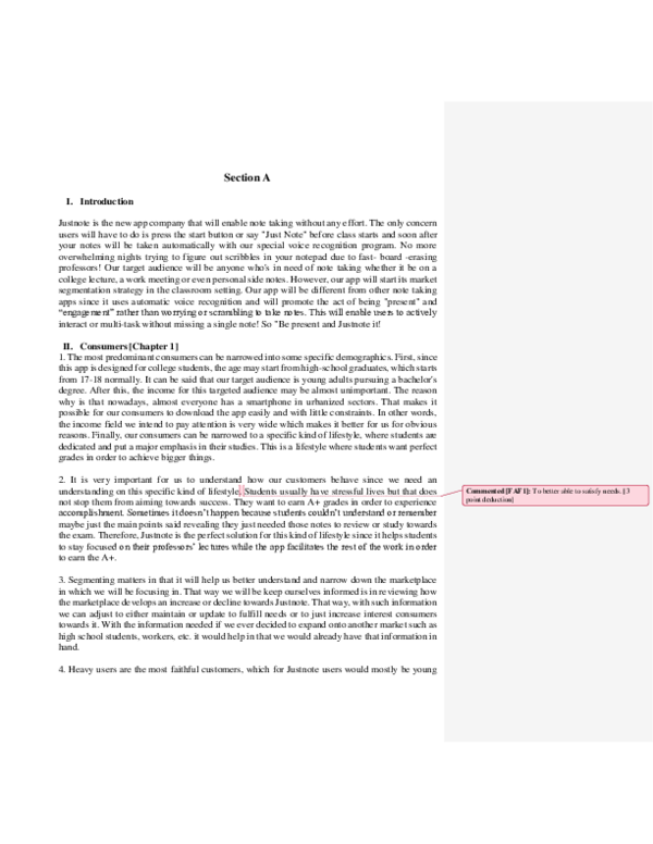 (DOC) Final Project Section A Group