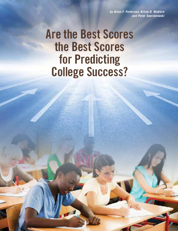 (PDF) Are the Best Scores the Best Scores for Predicting College Success?