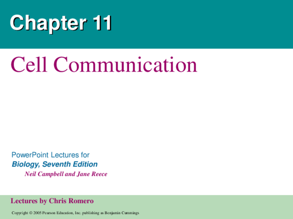 (PPT) 11 CELL COMMUNICATION.ppt