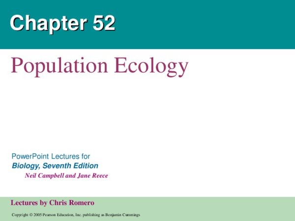(PPT) 52 POPULATION ECOLOGY.ppt