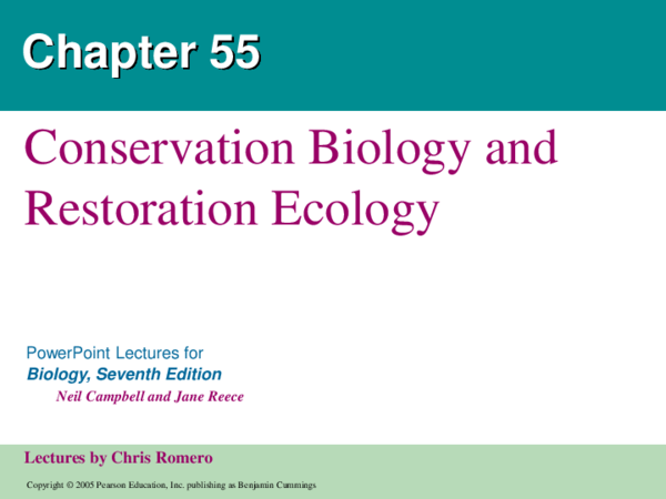 (PPT) 55 CONSERVATION ECOLOGY.ppt