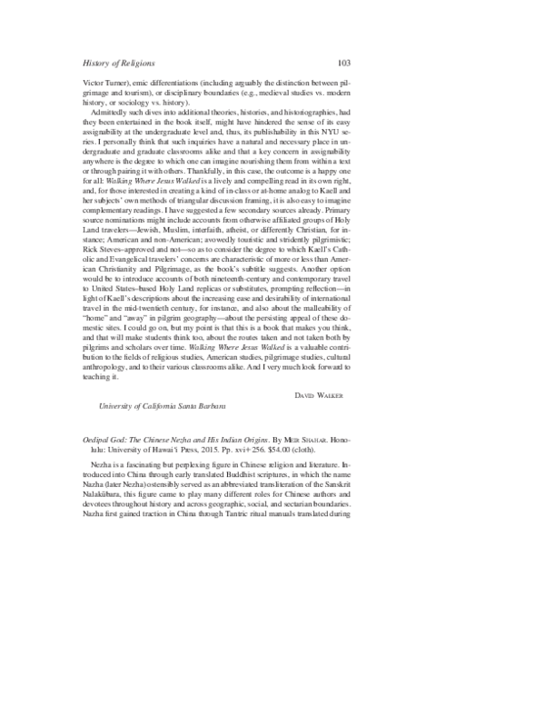 (PDF) Review of Shahar, Oedipal God | Stuart H Young - Academia.edu