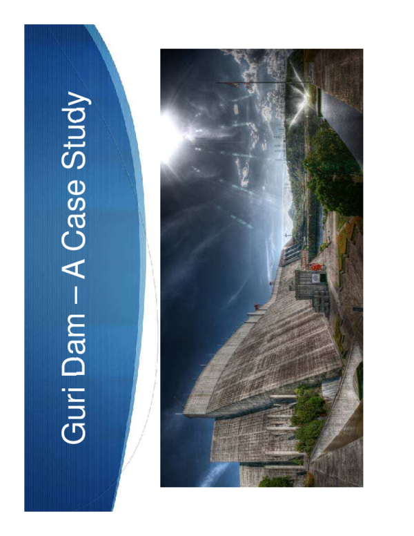 (PDF) Guri Dam – A Case Study Guri Dam – A Case Study
