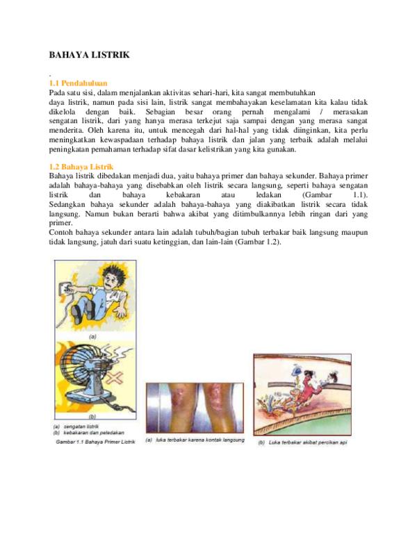 (DOC) BAHAYA LISTRIK