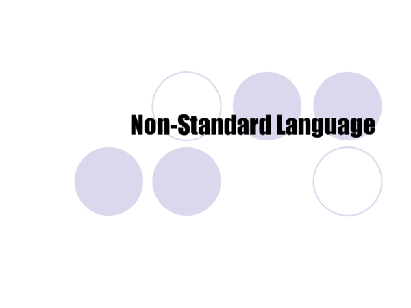 (PPT) Non-Standard Language.ppt