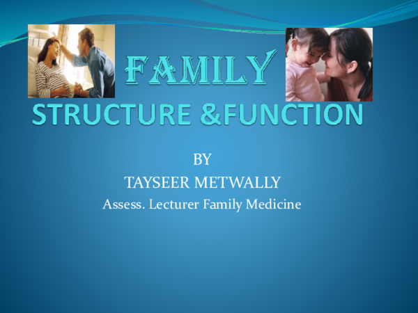 (PPT) Family STRUCTURE FUNCTION