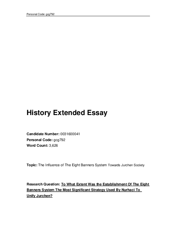 (PDF) Eight banners system & Jurchen's unification