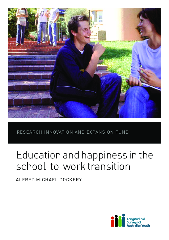 (PDF) Education and happiness in the school-to-work transition