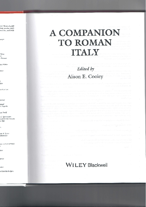 (PDF) Language and Literacy in Roman Italy