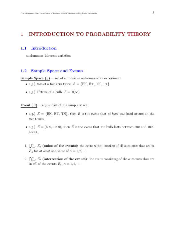 (PDF) Probability Intro