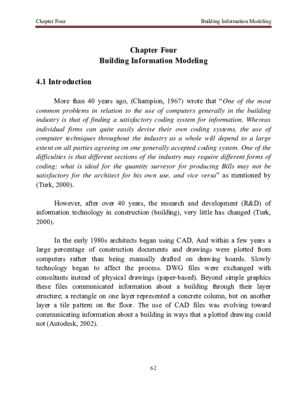 (PDF) Building Information Modeling