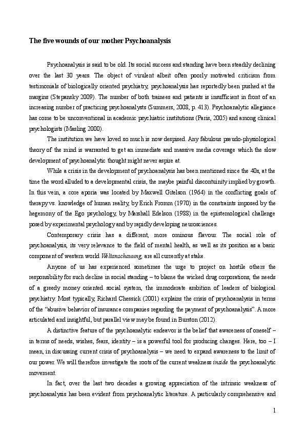 (DOC) Understanding the crisis: Five core issues in contemporary ...