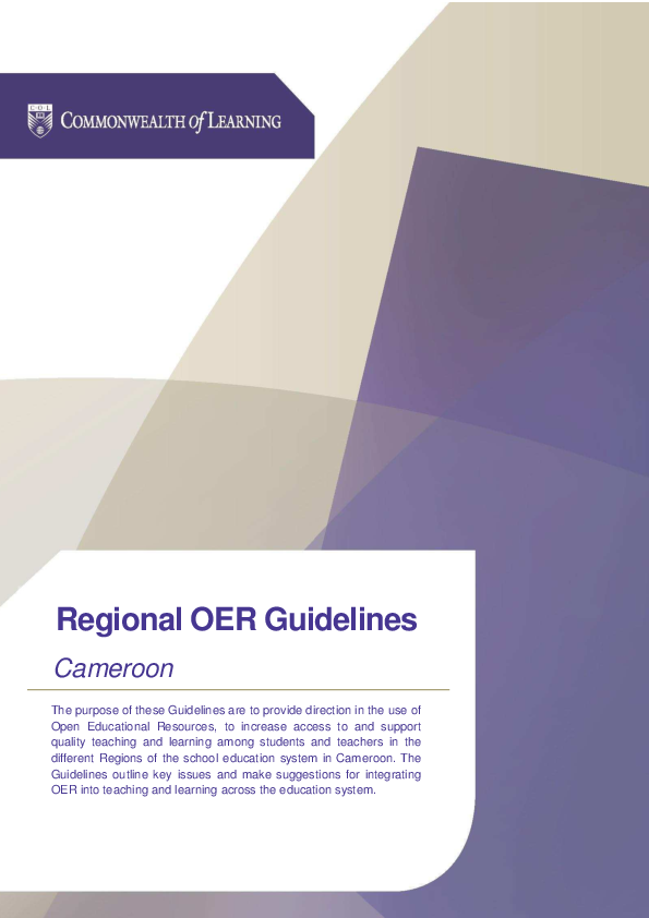 (PDF) Regional OER Guidelines
